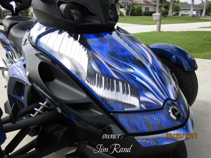 ALLPOWERSPORTSGRAPHICS.COM CUSTOM CAN-AM SPYDER GRAPHICS KITS