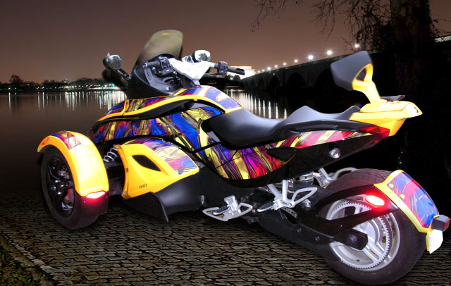 ALLPOWERSPORTSGRAPHICS.COM CUSTOM CAN-AM SPYDER GRAPHICS KITS